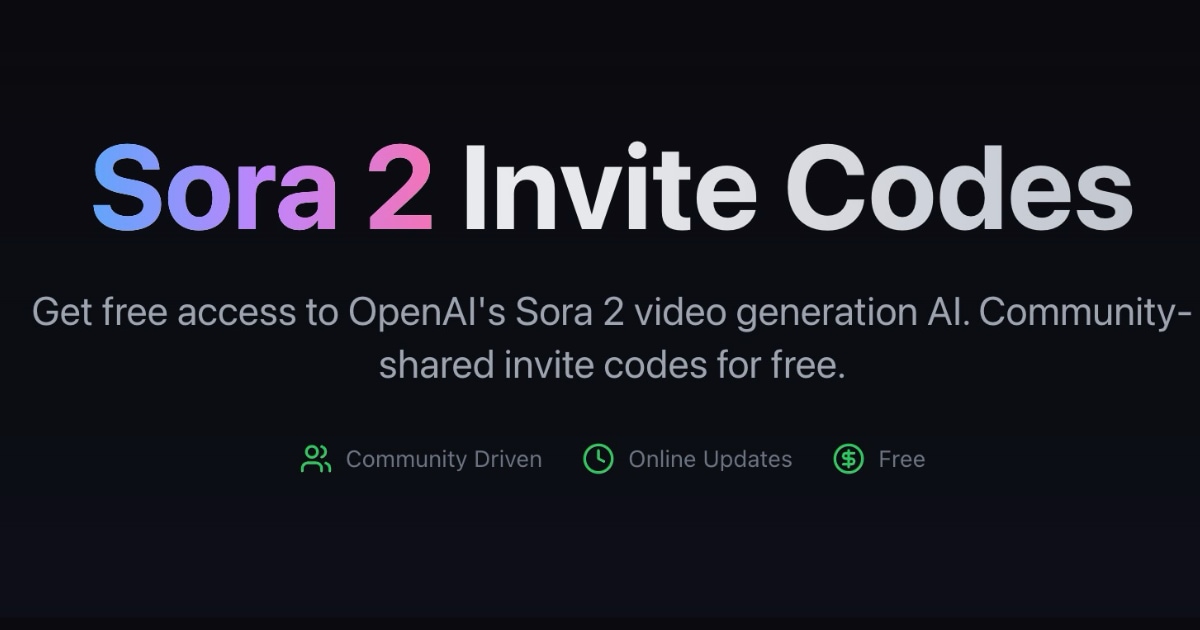 Sora Invite Codes