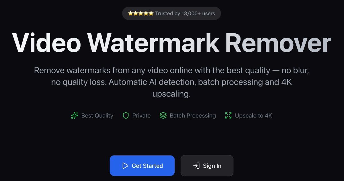 Remove watermark from video without blur free